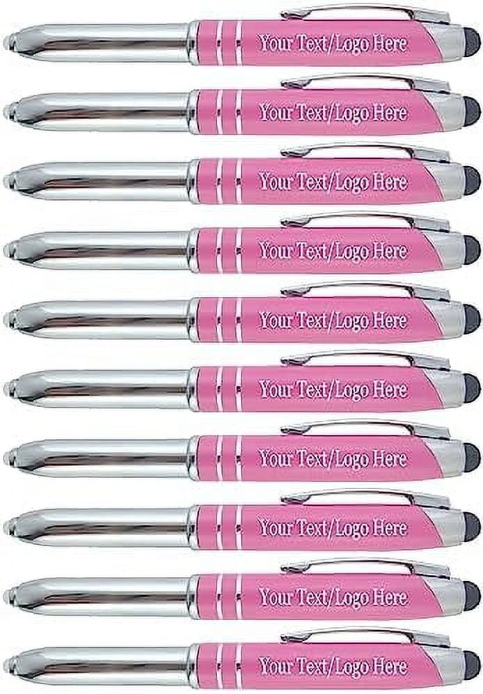 Personalized Pens with your Custom Text or Logo- Bulk 50 Pack- for Marketing, Parties, and ...