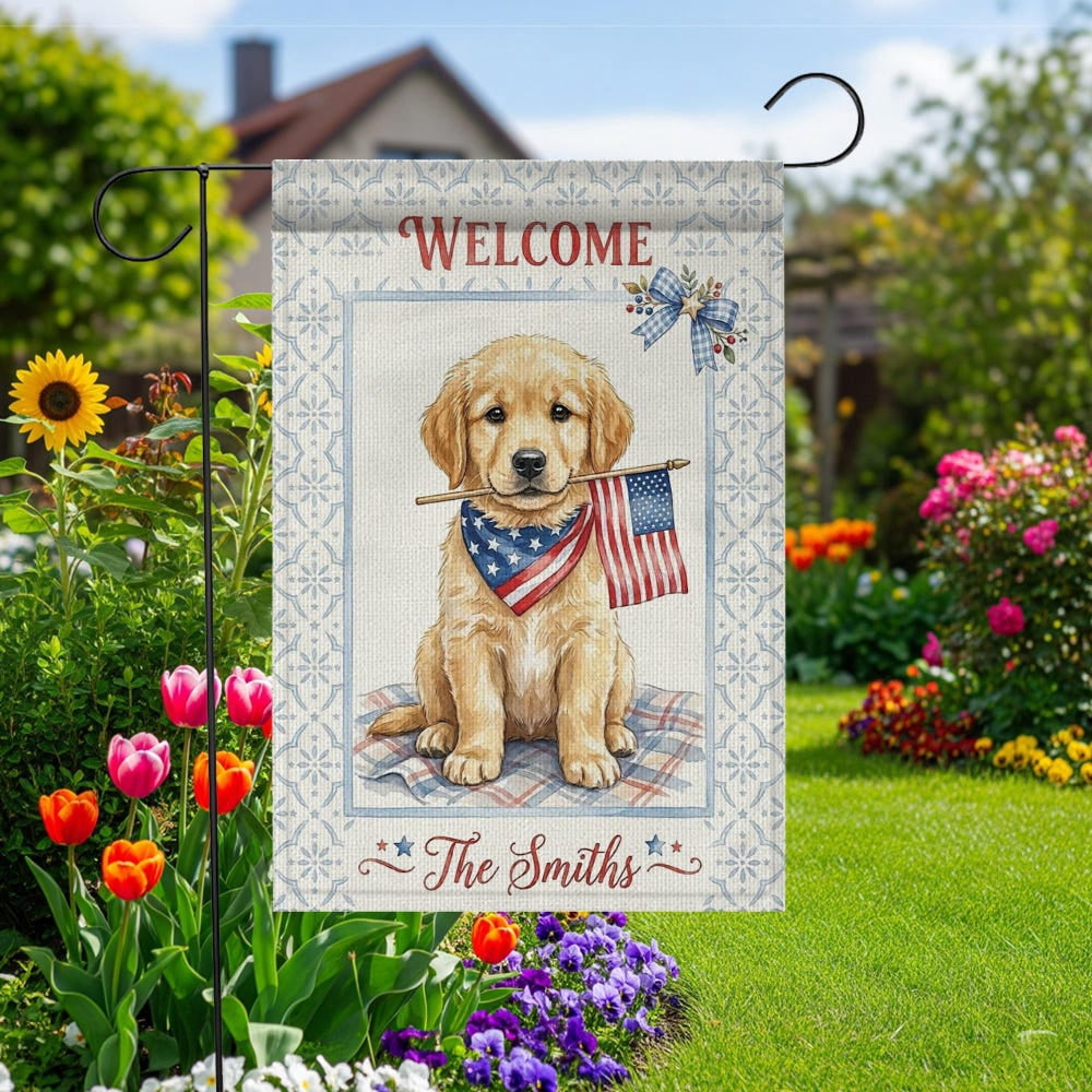Personalized Pet Photo USA 250 Years Patriotic Flag 12x18 POLE NOT ...