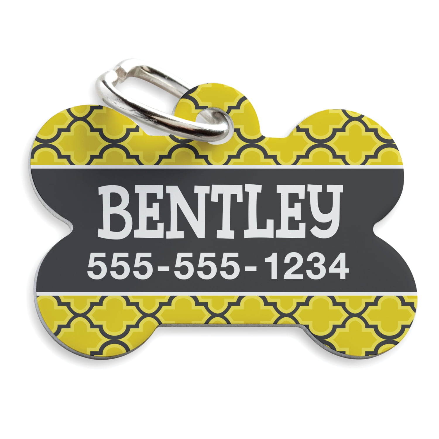 Personalized Pet Tag, Yellow - Walmart.com