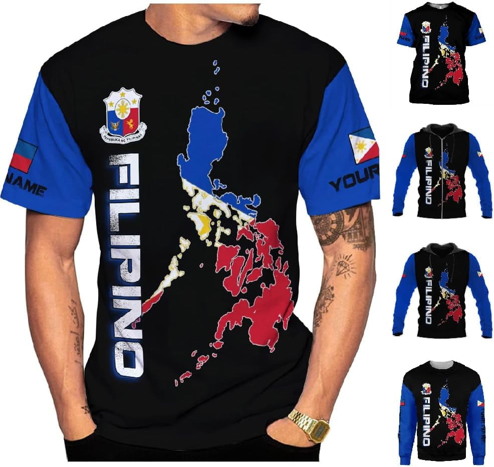 Personalized Philippines Shirt, Filipino Shirts for Men, Philipino ...