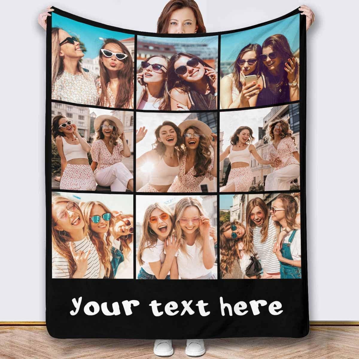 Personalized Photo Blankets Customized Throw Blankets with Picture ...