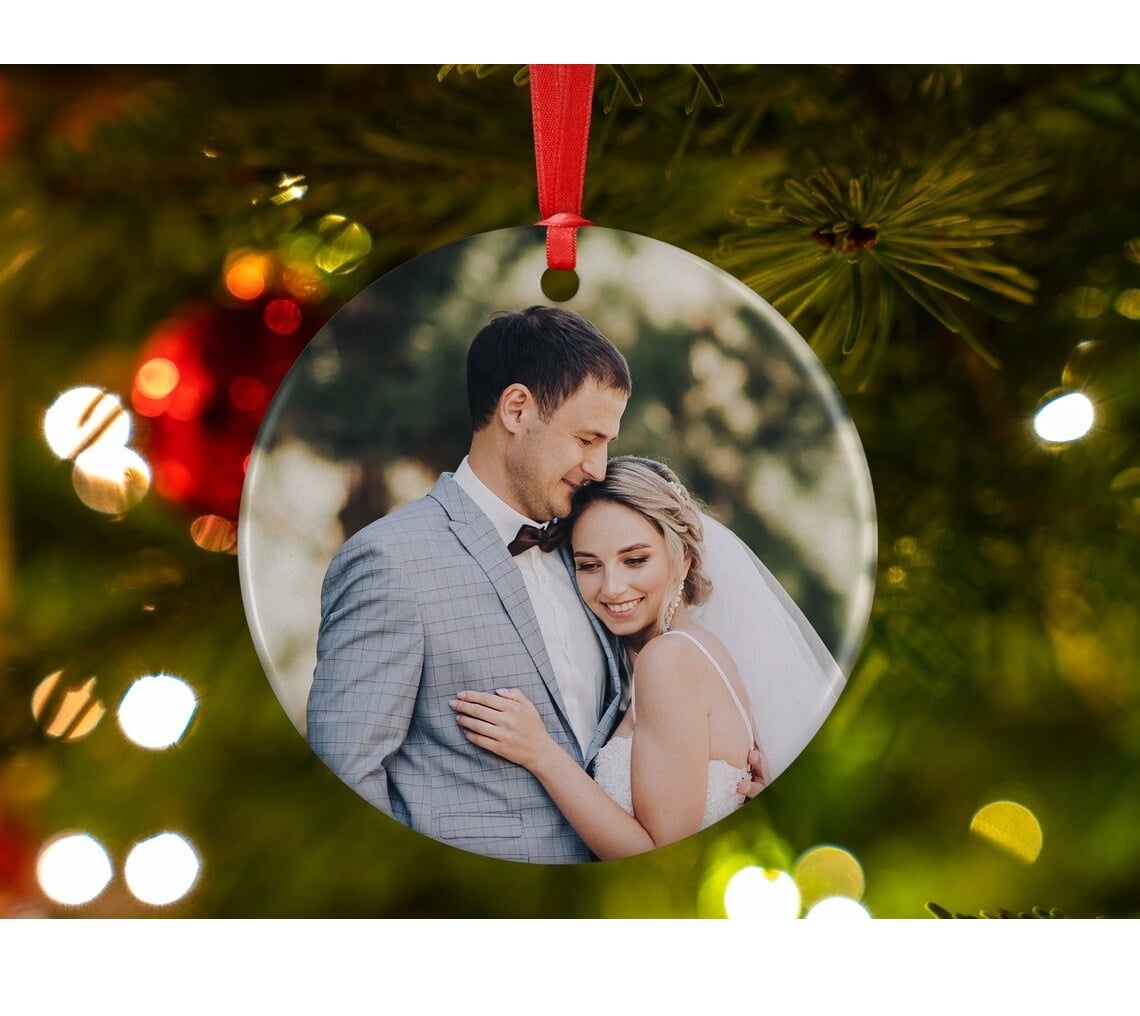 Personalized Photo Ornament Ceramic - Walmart.com