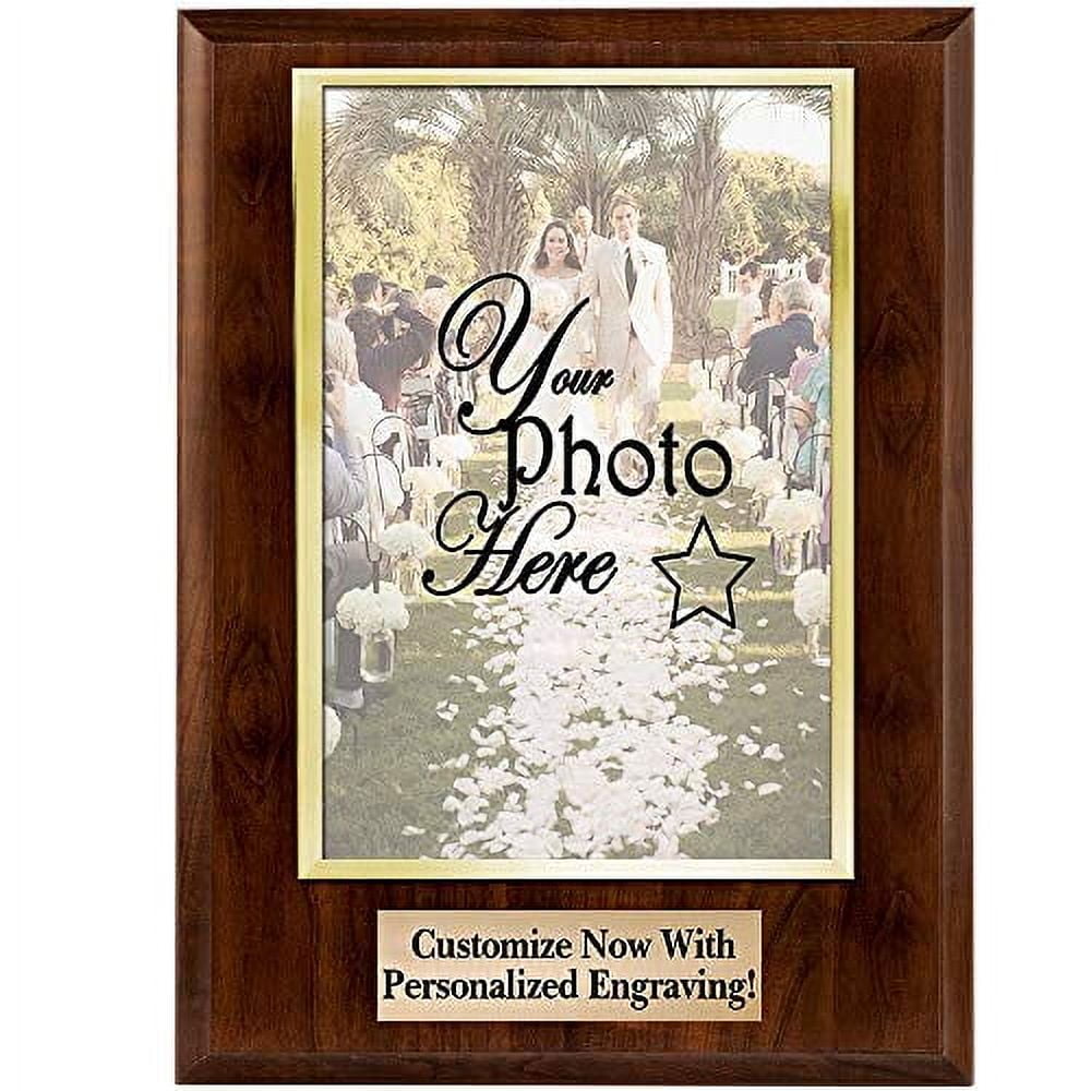 Personalized Photo Plaques - Vertical Slide-In Photo Frame Plaque Gift ...