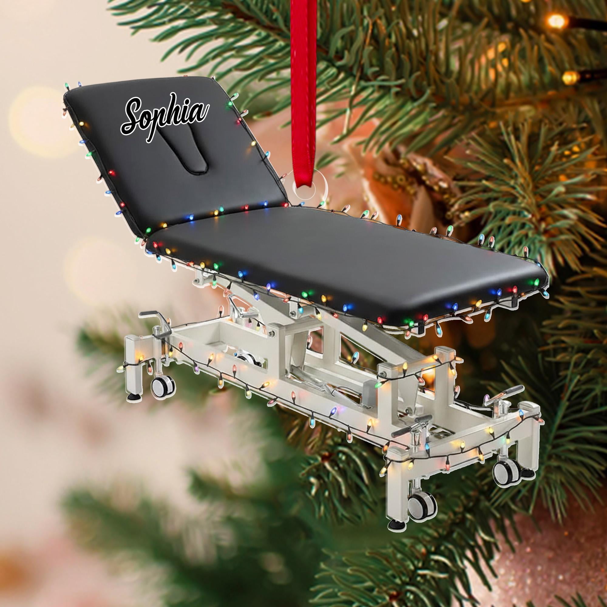 Personalized Physical Therapy Table 2D Flat Ornament 2025 + PT ...