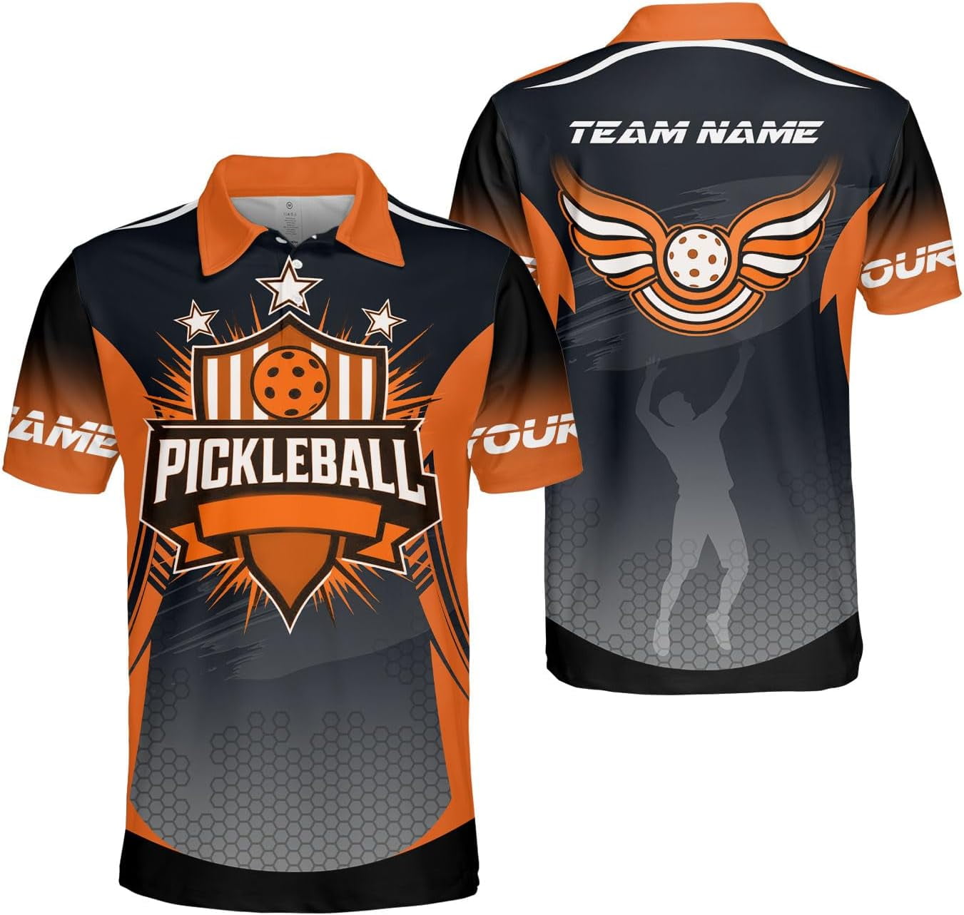 Personalized Pickleball Polo Shirts, Pickleball Shirt 3D, Pickleball ...