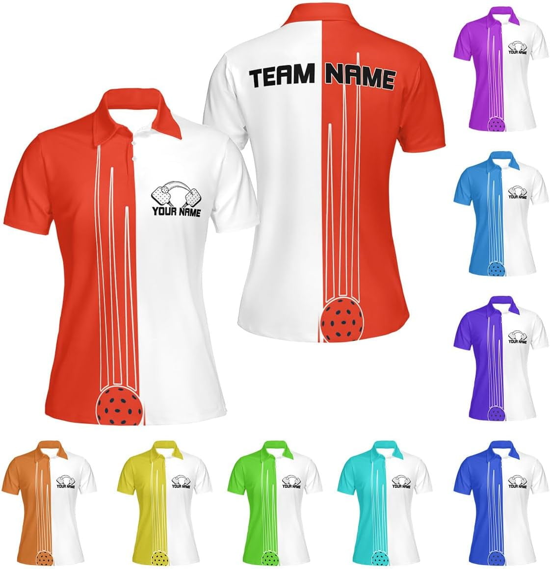 Personalized Pickleball Polo Shirts for Women, Pickleball Shirt 3D ...