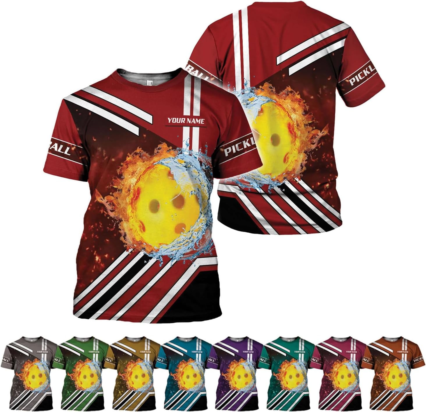 Personalized Pickleball Shirt 3D Pickleball Shirts for Men Women Gift ...