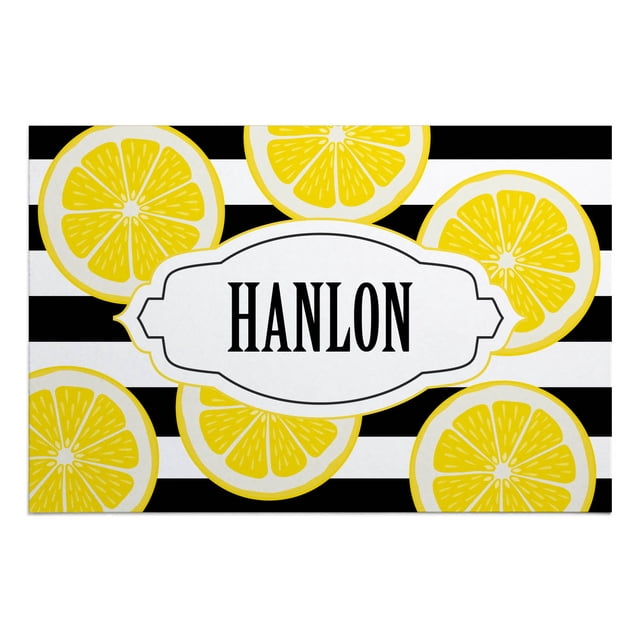 Personalized Planet 27x18 Lemons Lemons Lemons Doormat with Custom ...