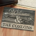 Personalized Planet Doormat - Welcome Friends & Family, Customizable, 2 ...