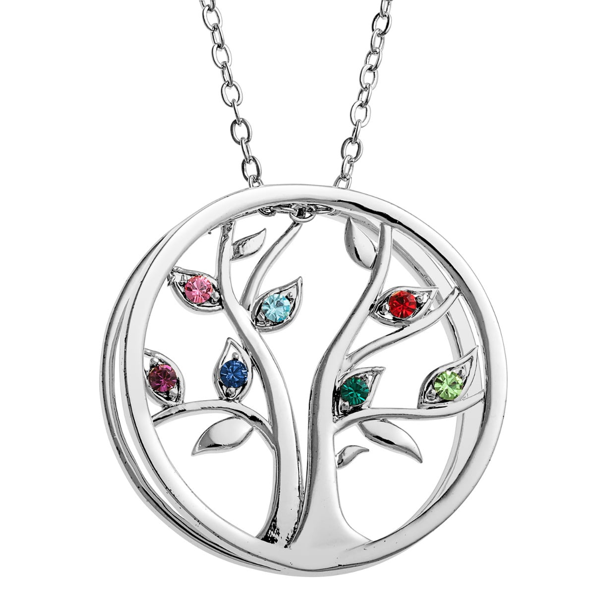 Personalized Planet Rhodium, Gold or Rose Gold Plated 3D Family Tree ... Personalized Planet Rhodium, Gold or Rose Gold Plated 3D Family Tree ...