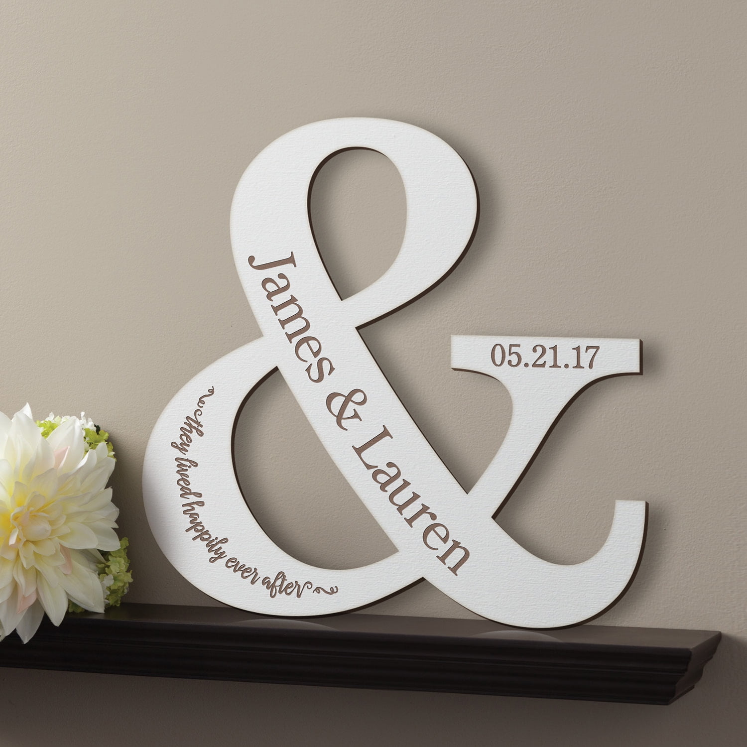 Personalized Planet Romance & Love Antique Classic Wall Sign - Walmart.com