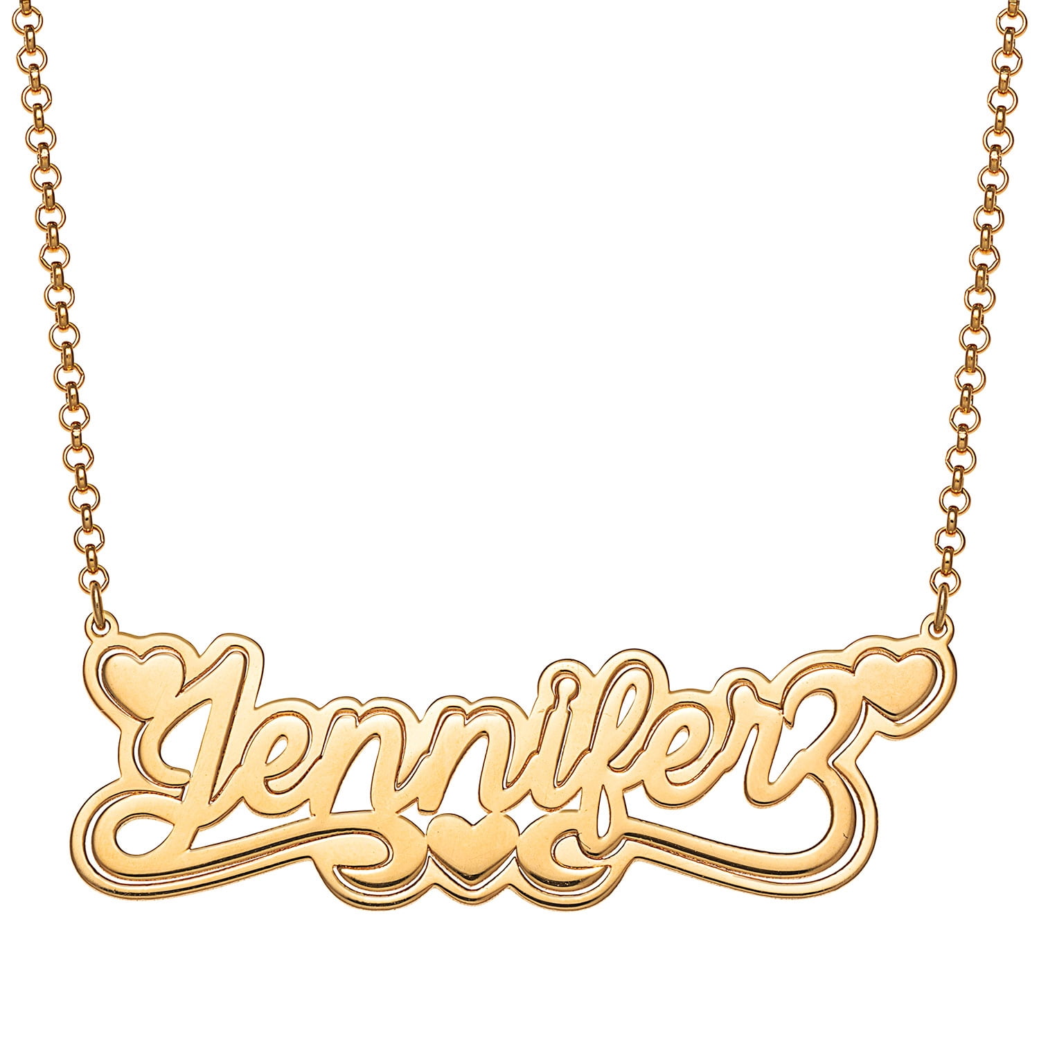 Personalized Planet Women's Sterling Silver or Gold over Silver ...