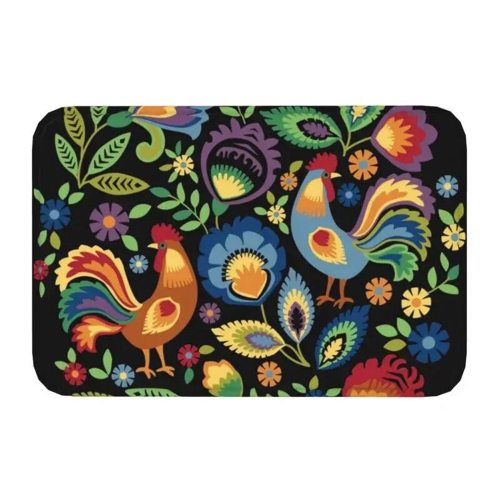 Personalized Polish Folk Birds Doormat Mat Anti-Slip Poland Floral Art ...