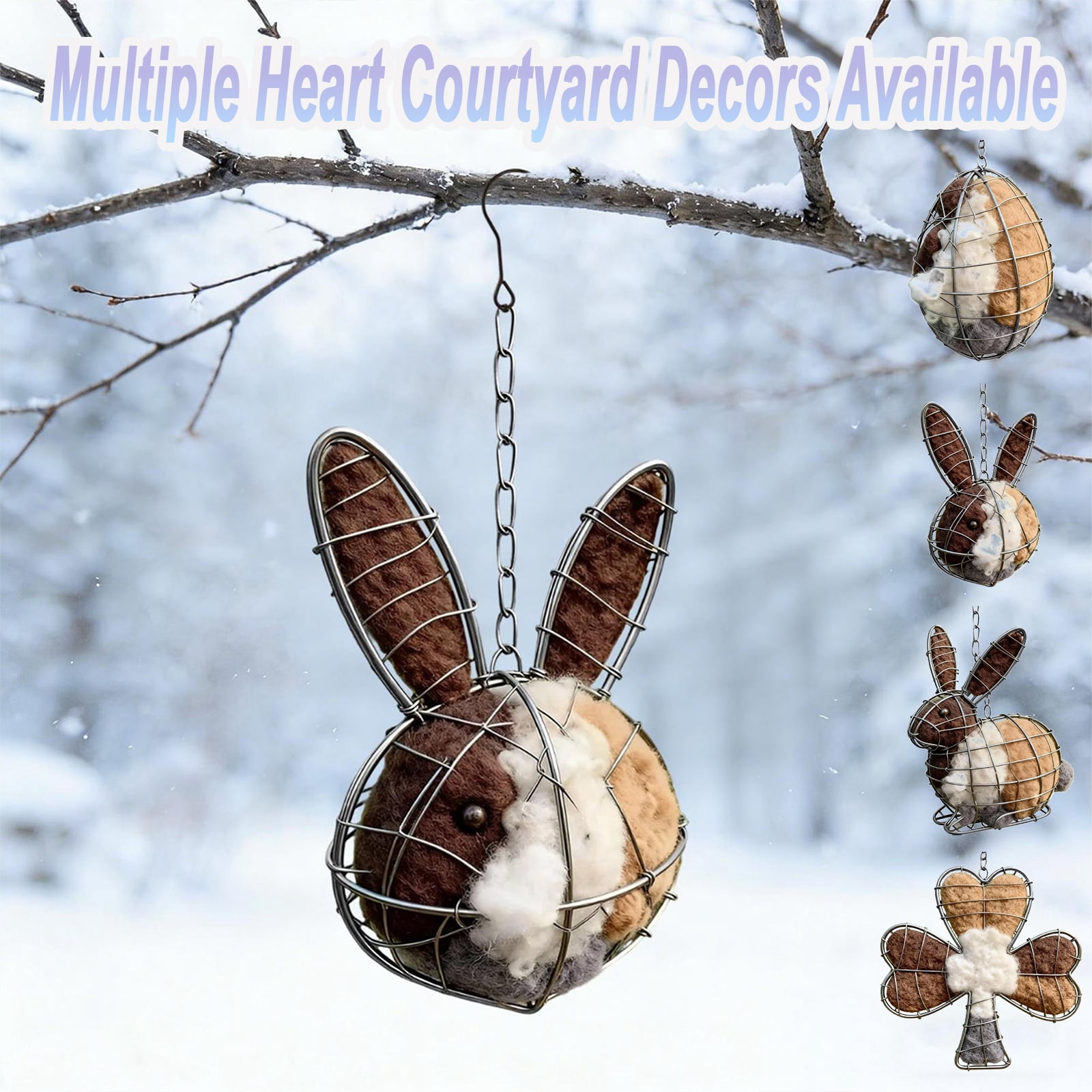 Personalized Portable Bird Nesting Material Heart, Handmade Alpaca ...