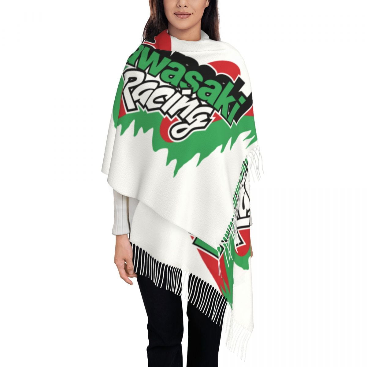 Personalized Print Kawasakis Logo Scarf Men Women Winter Fall Warm ...