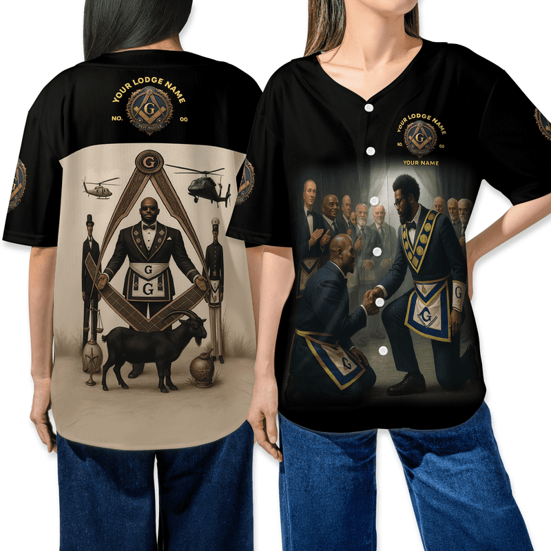 Personalized Proud To Be A Mason Freemasonry Baseball Jersey Shirt ...