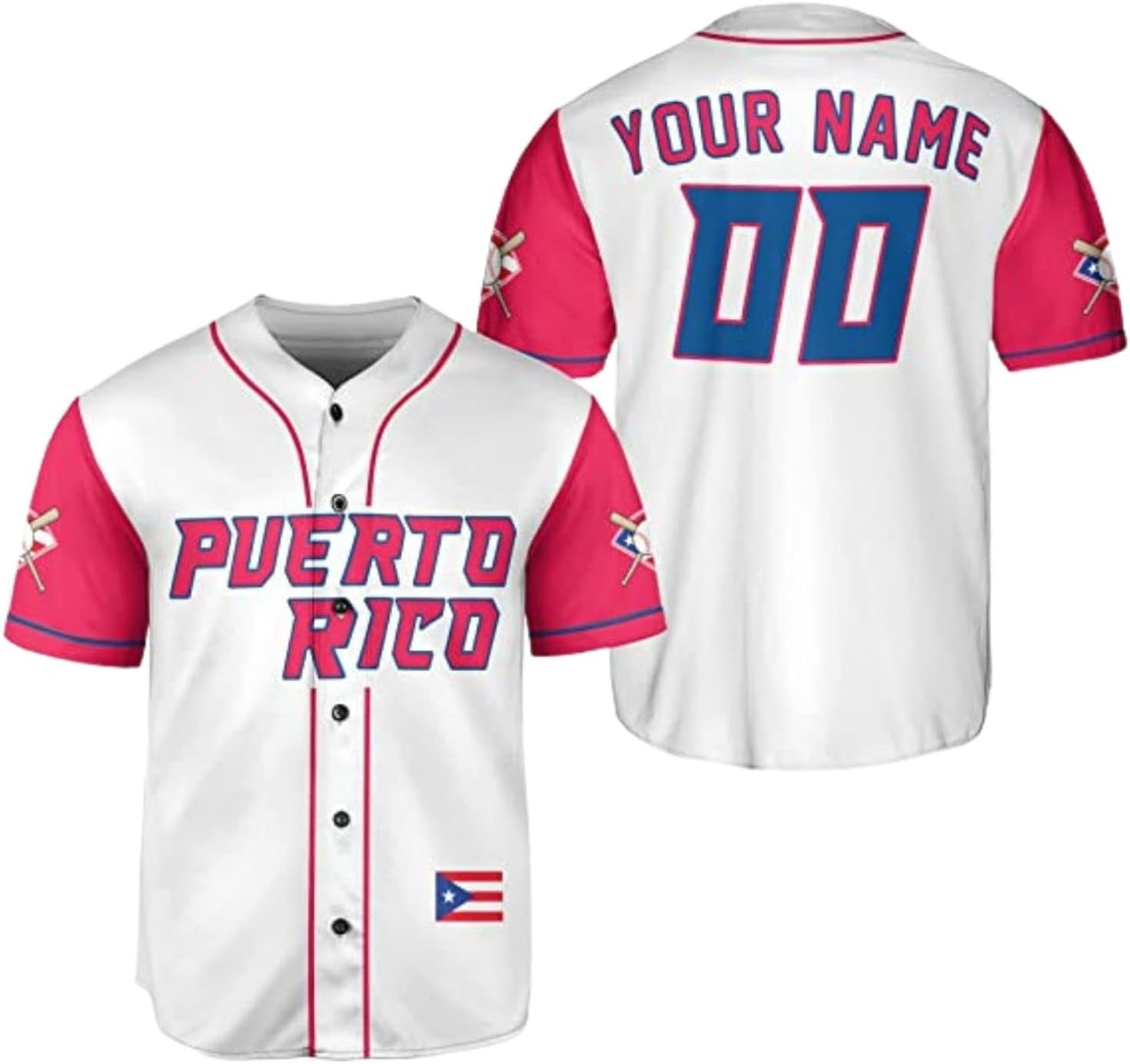 Personalized Puerto Rico Baseball Shirt, Customized Name, Number Puerto ...