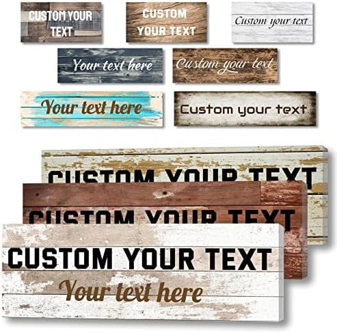 Personalized Quotes Sign Wall Decor Custom Canvas Sign with Your Text ...