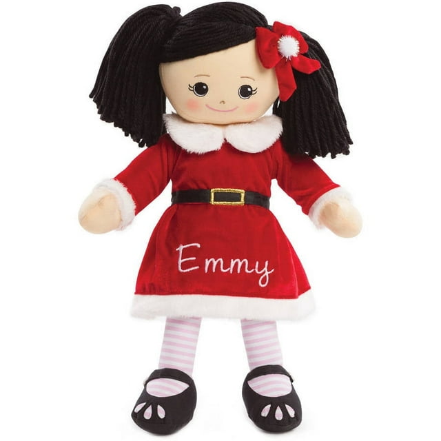 ONLINE Handmade Personalized Rag Doll with Santa Dress Holiday Gift for ...