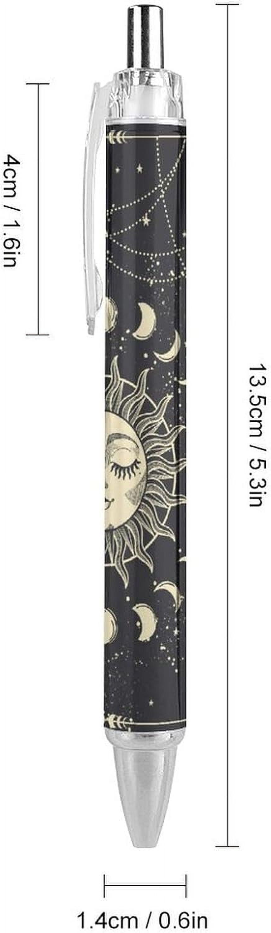 Personalized Retractable Ballpoint Pens, Magic Card Sun Face Moon ...