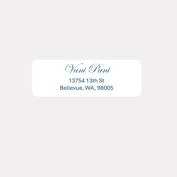 Personalized Return Address Labels - Address Labels on Sheets, return ...