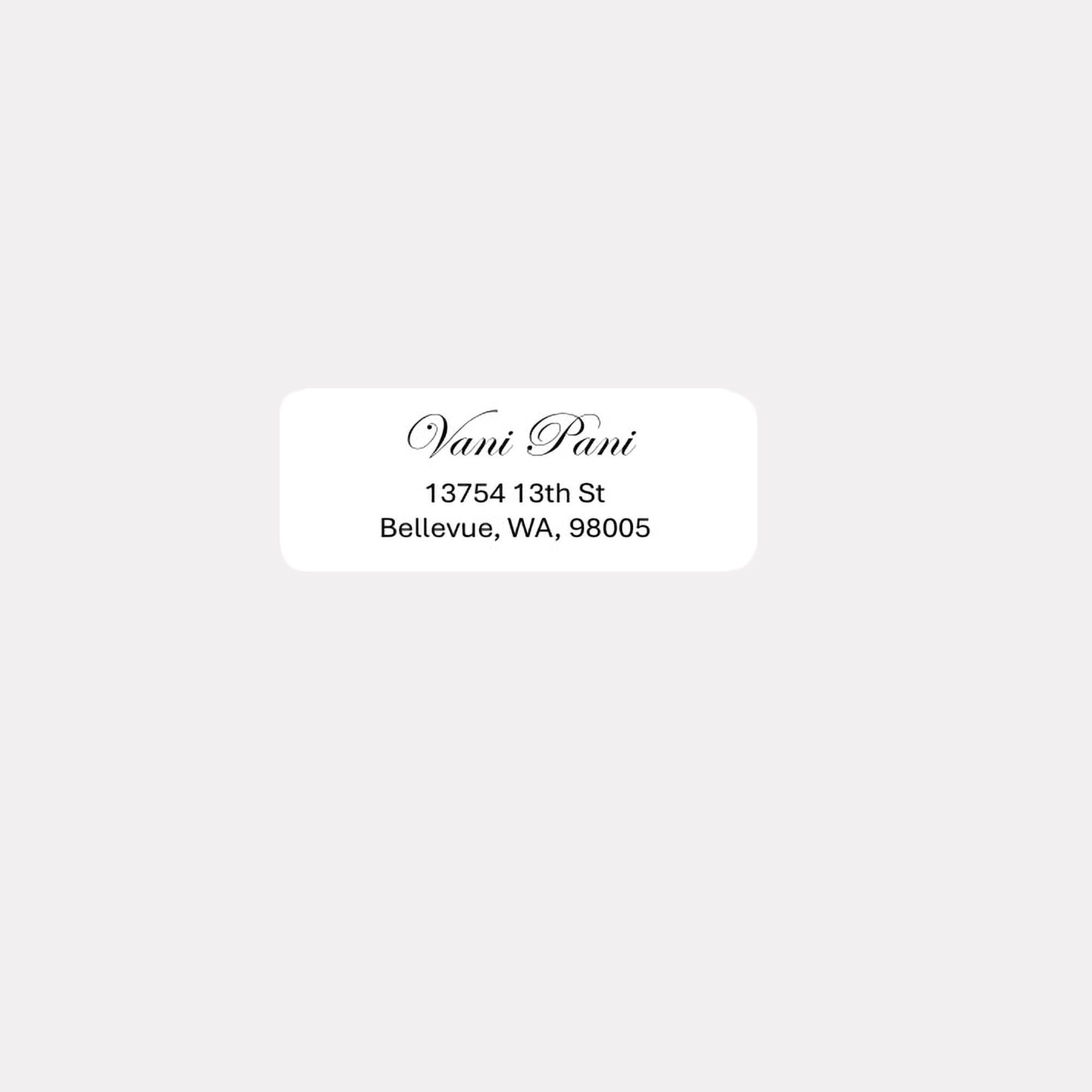 Personalized Return Address Labels - Address Labels on Sheets, return ...