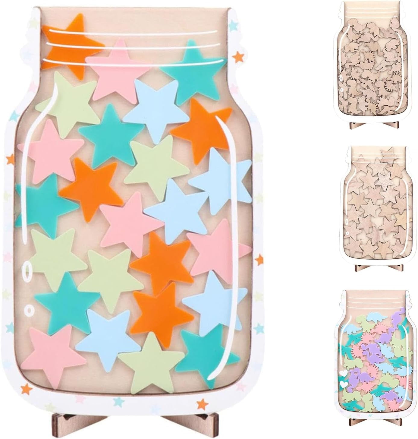 Personalized Reward Jar,Star Reward Jar for Kids,Personalized Stars ...