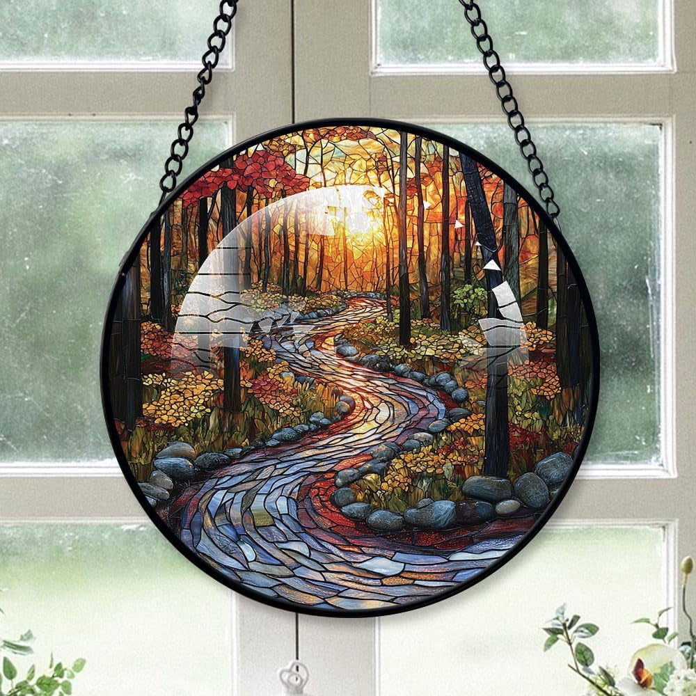 Personalized River Suncatcher Stained Glass, River Gifts for Women ...