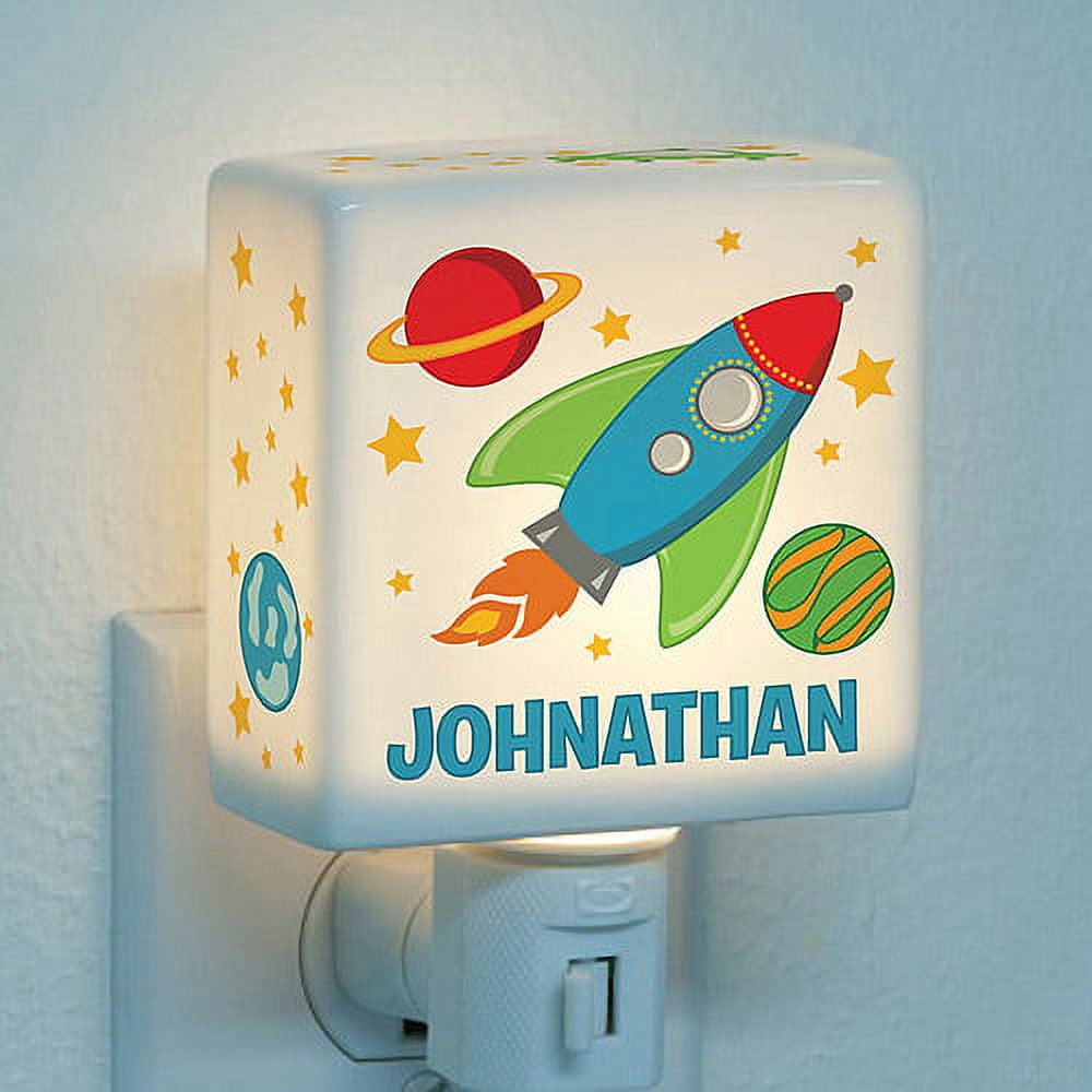 Personalized Rocket To Space Night Light - Walmart.com