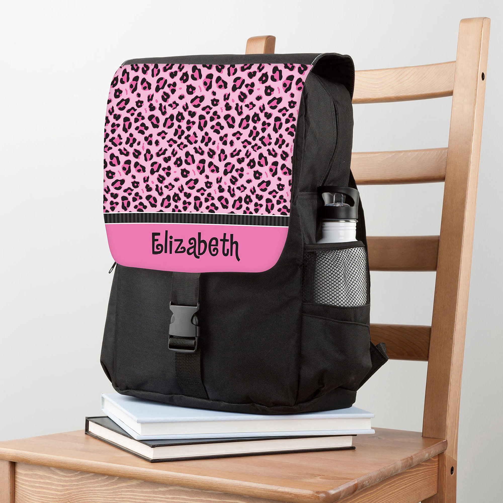 Free Shipping! Personalized Sassy Leopard Kids School Backpack with ...