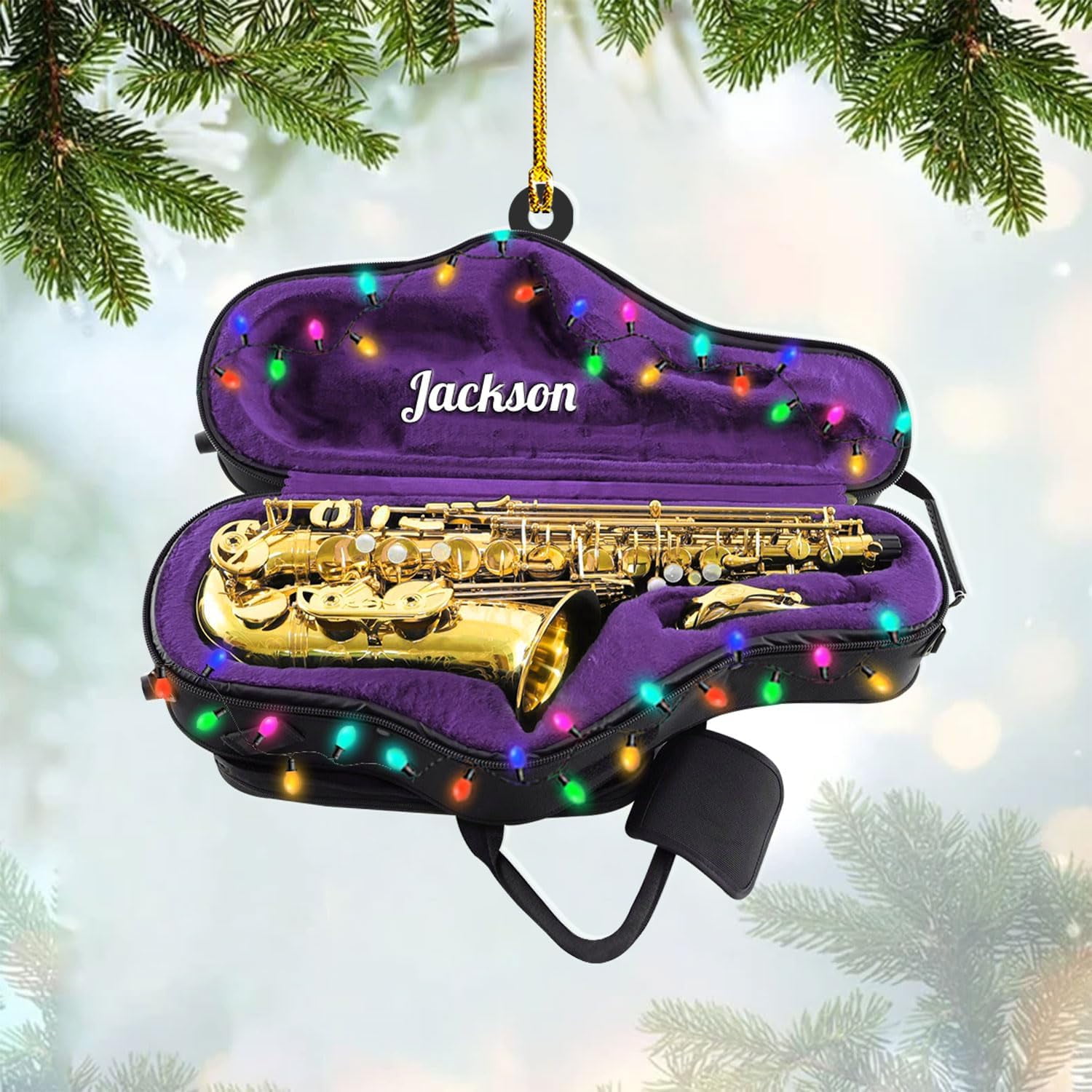 Personalized Saxophone Ornament Decoration Gift for Men Women ...
