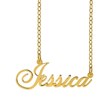 Personalized Sterling Silver or 14K Gold Plated Sterling Silver "Amanda ...