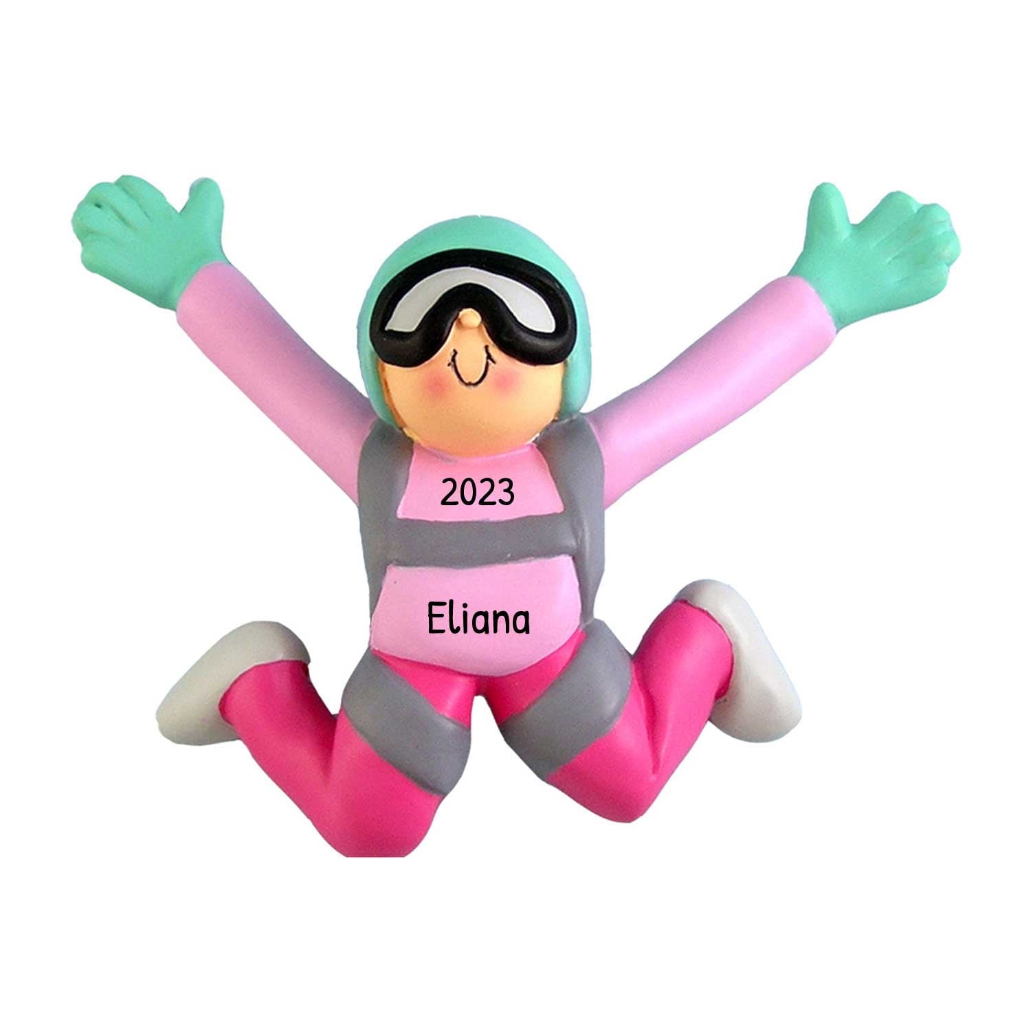 Personalized Skydiving Ornament - Parachute Jump, Skydiver Gifts, Sky ...