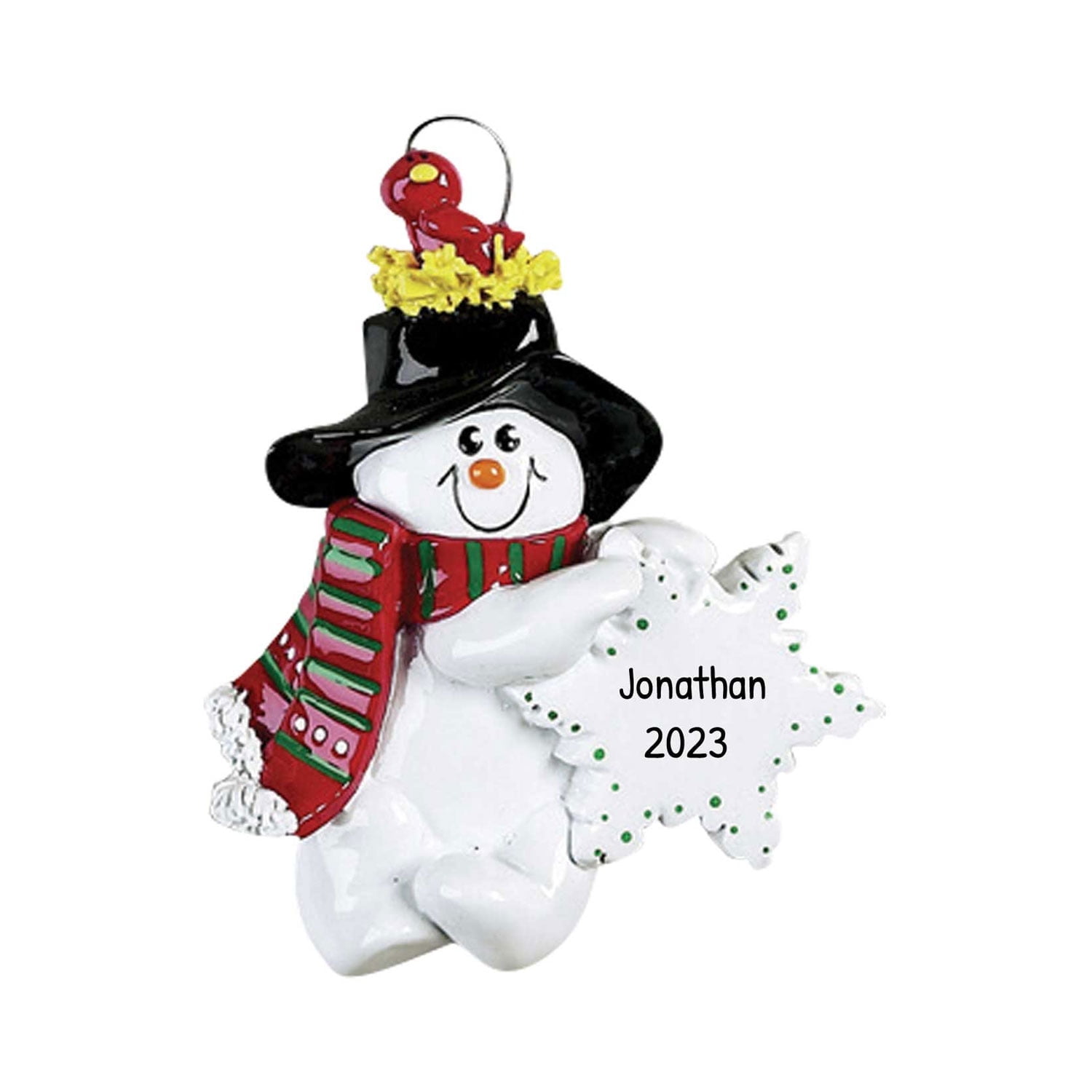 Personalized Snowman Christmas Ornaments - Snowman Ornaments 2024 ...