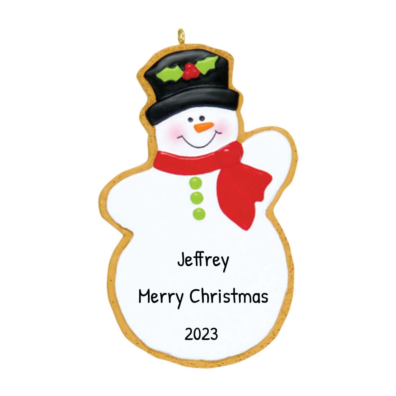 Personalized Snowman Ornaments 2024 - Customized Snowman with ...