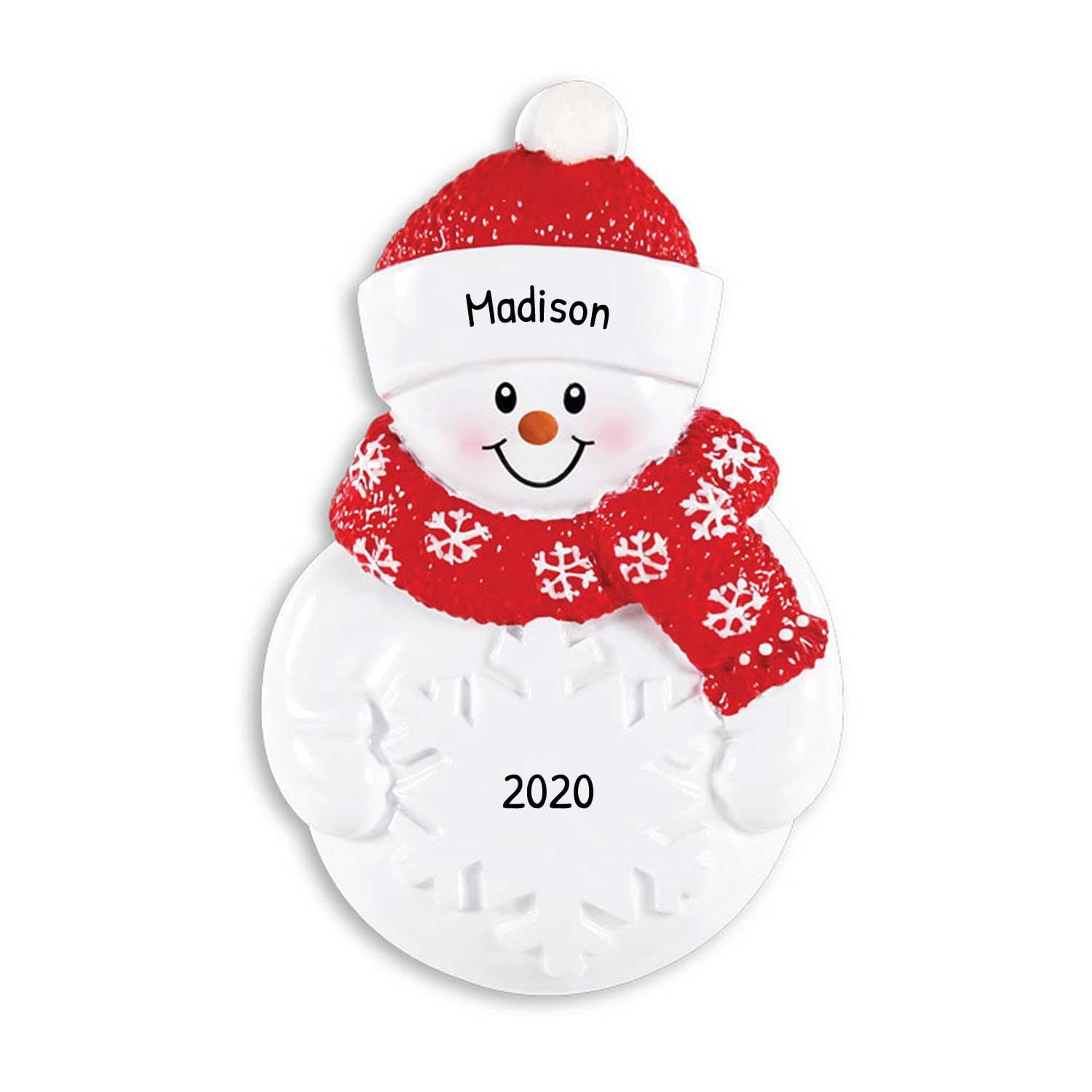 Personalized Snowman Christmas Ornaments - Customized Frosty The ...