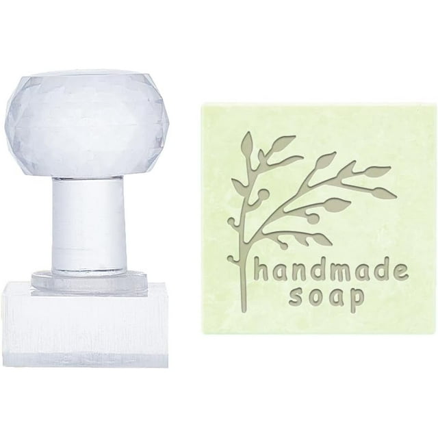 Personalized Soap Stamps Branch Soap Embossing Stamp with Handle Tree ...