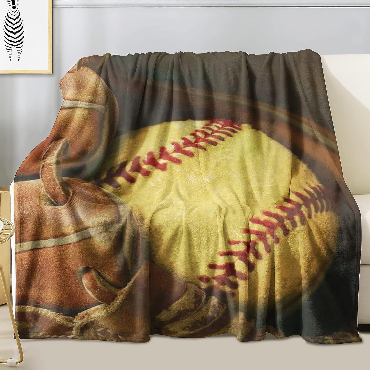 Personalized Soccer Blanket with Name, Custom Name Throw Blankets Soft ...