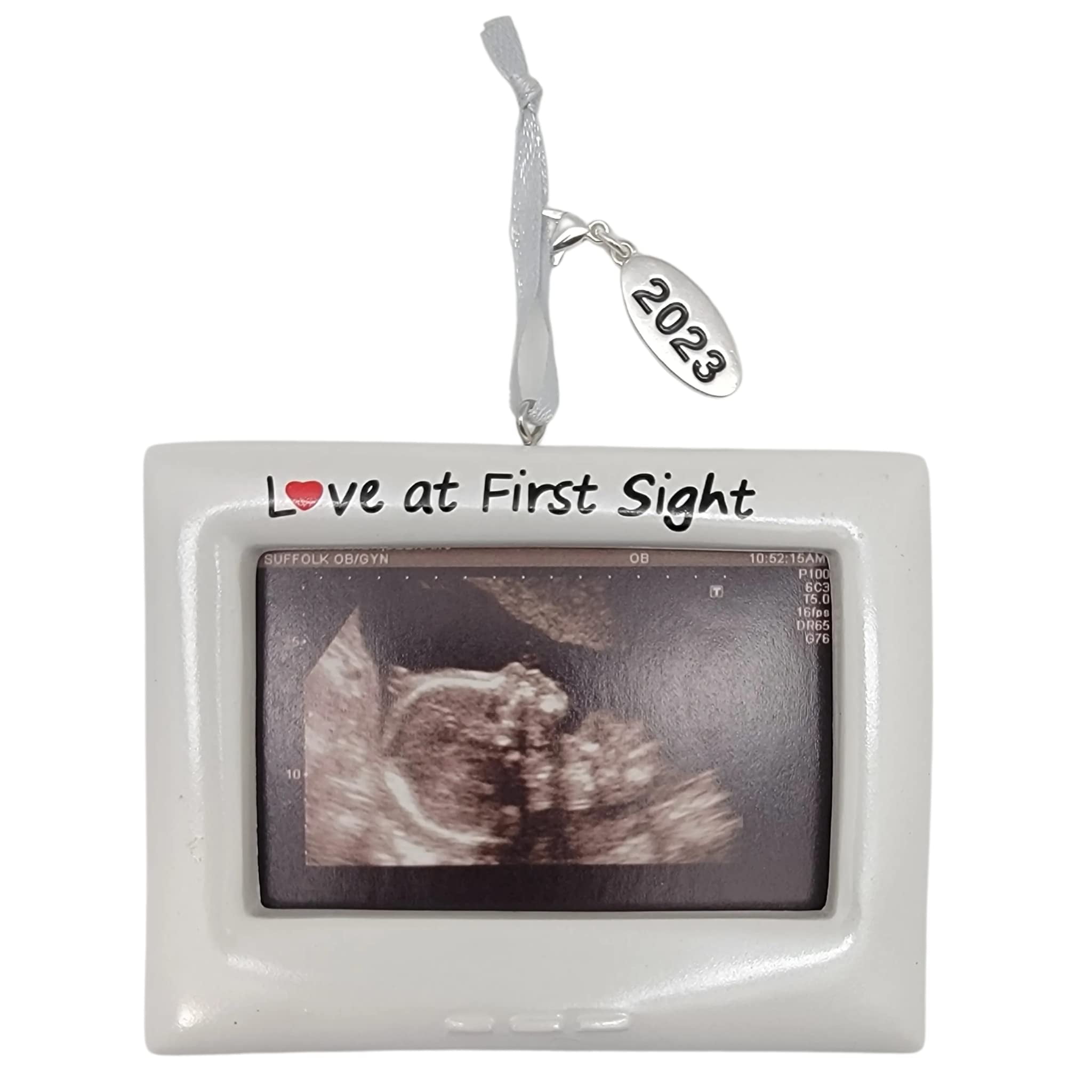 Personalized Sonogram Photo Frame Ornament Ultrasound Baby's First ...