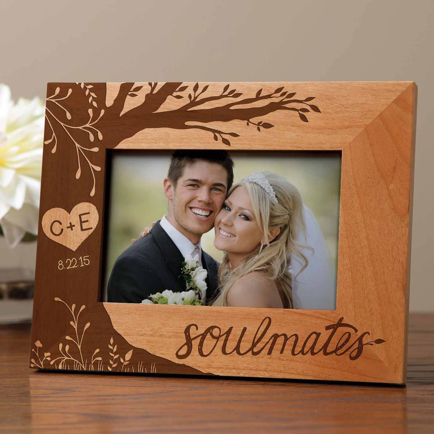 Personalized Soulmates Picture Frame with Date - Walmart.com