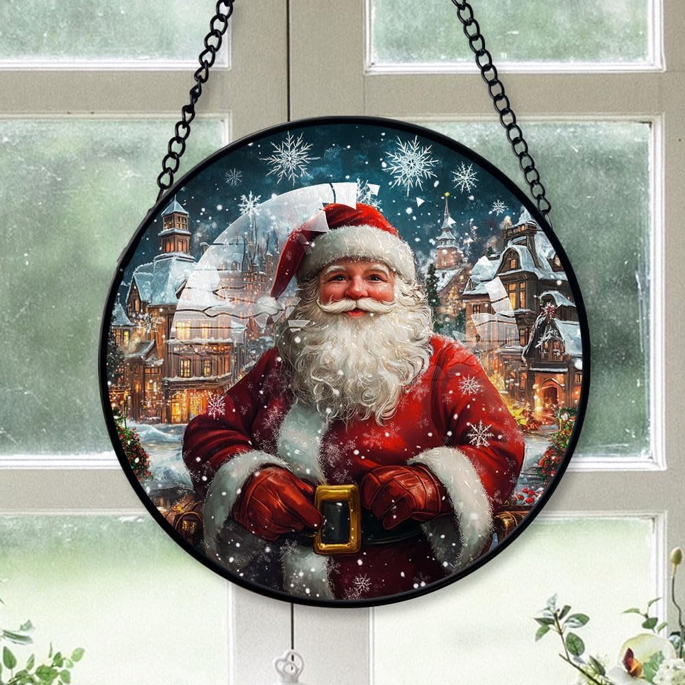 Personalized Spinner Suncatcher Stained Glass, Spinner Stained Glass ...