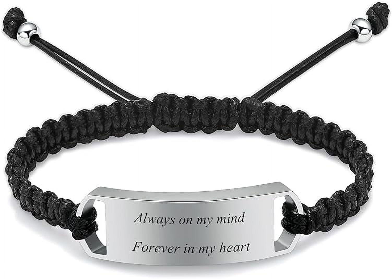 Personalized Square Cremation Urn Bracelet for Ashes for Men Women ...