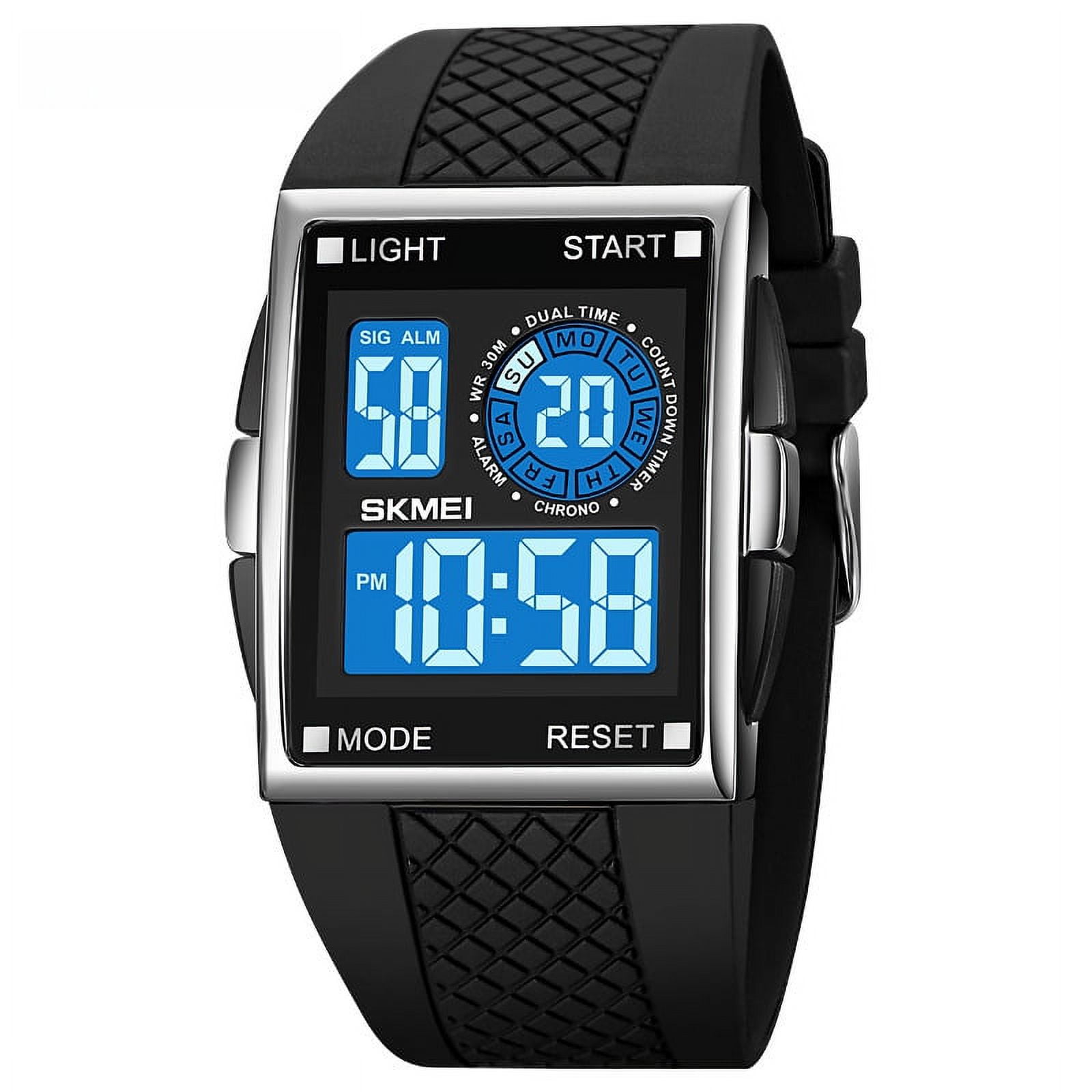 Personalized Square Digital Electronic Watch Multifunctional Countdown ...