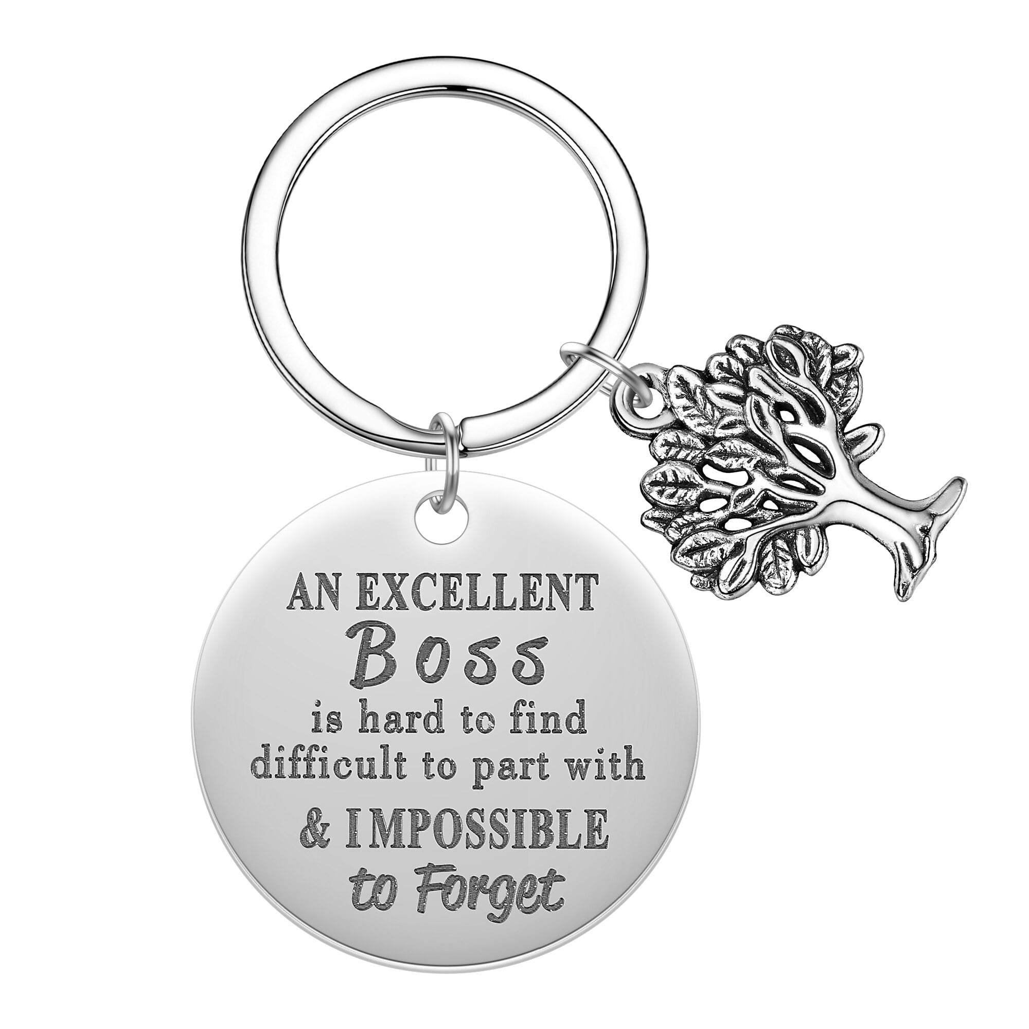 Personalized Stainless Steel Boss Gift Key Chain Leader Boss Manager ...