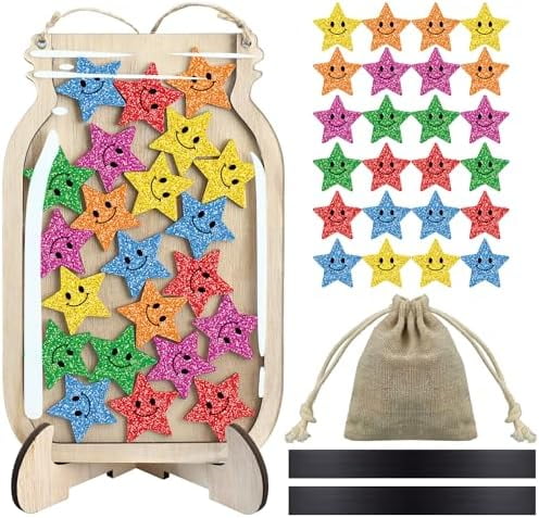 Personalized Stars Rewards Jar Magnetic Rewards Jar for Classroom Potty ...