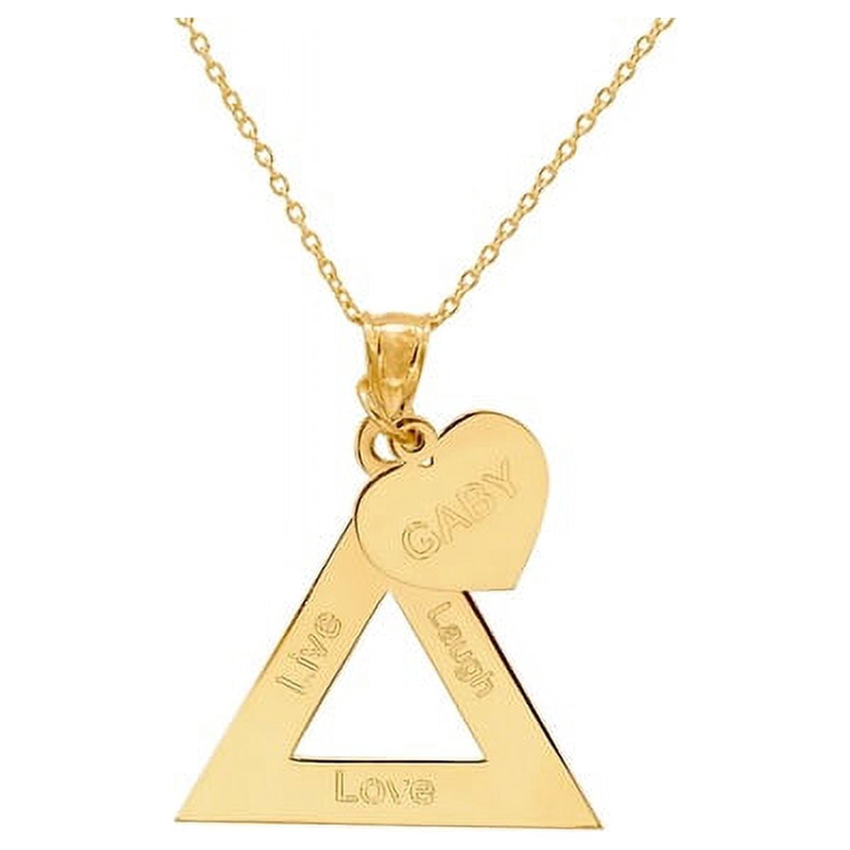 Personalized Sterling Silver or 14K Gold Plated Sterling Silver ...