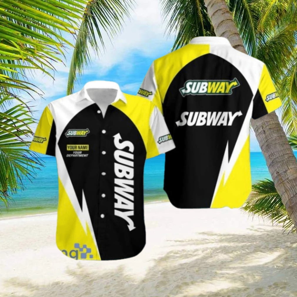 Personalized Subway Logo Show Professionalism Hawaiian Shirt For Men ...