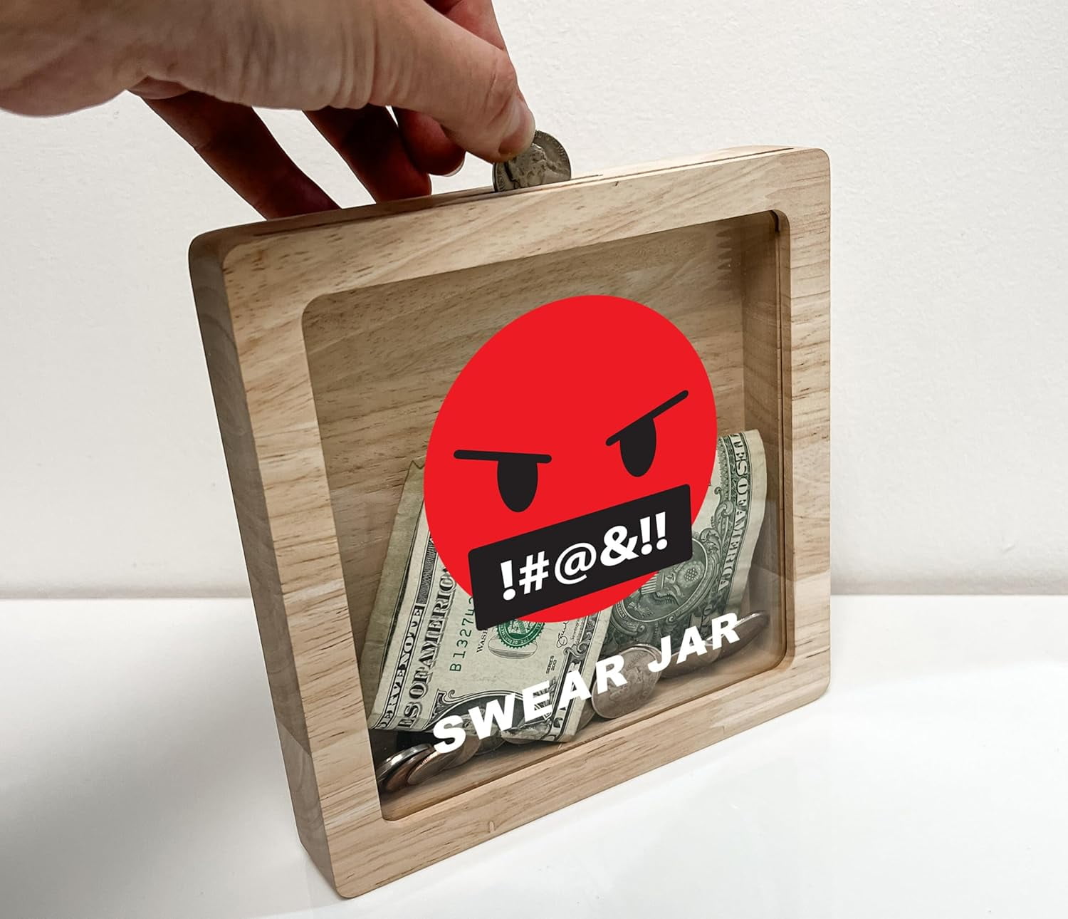 Personalized/Swear Jar/You Say It You Pay It/Cuss Jar Coin Bank/Non ...