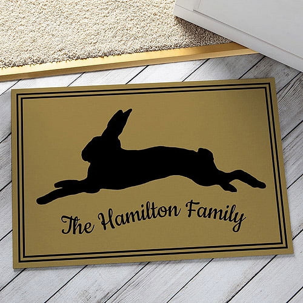 Sweet Rabbit Personalized Doormat - Indoor/Outdoor Use - Walmart.com