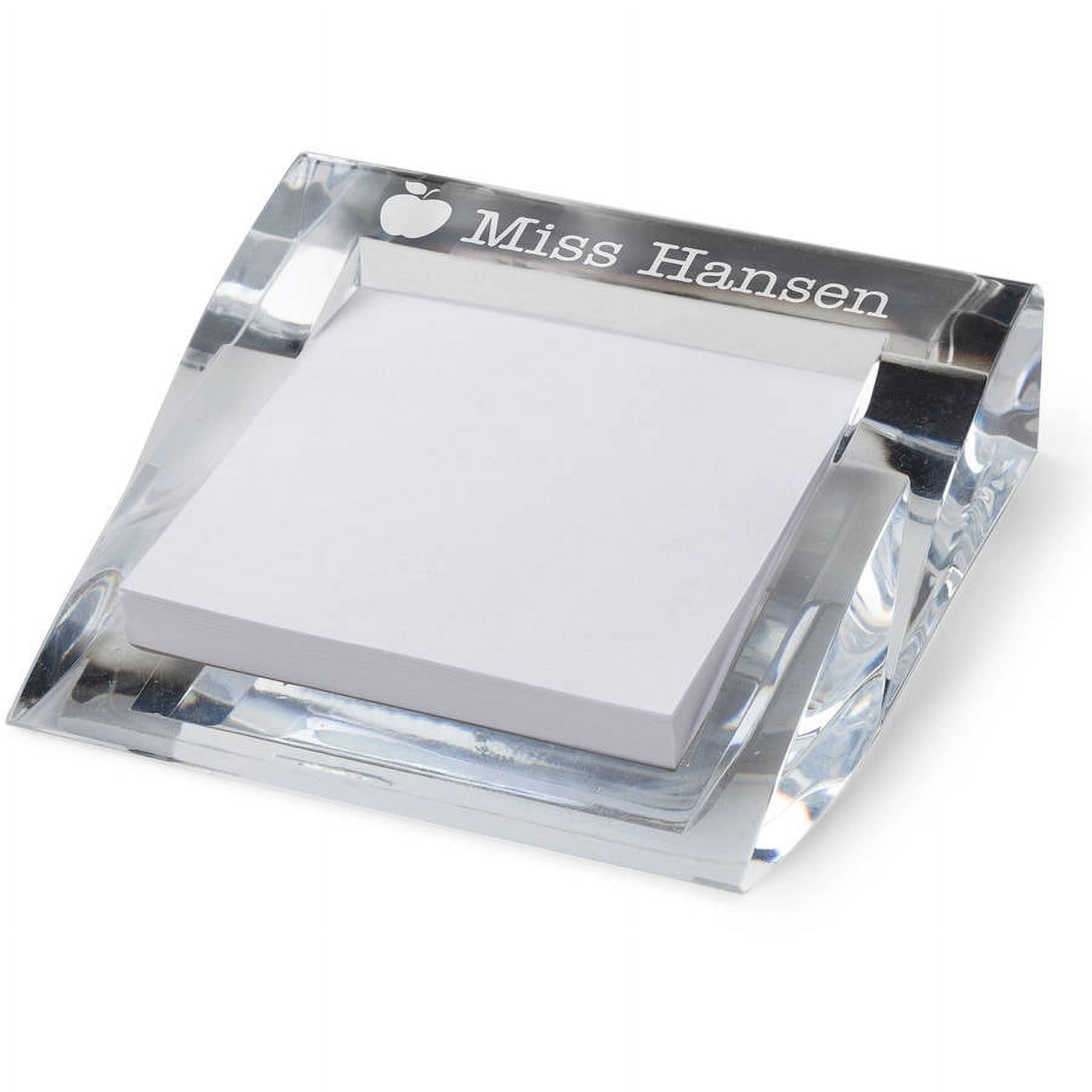 Personalized Teacher Acrylic Notepad and Holder - Walmart.com